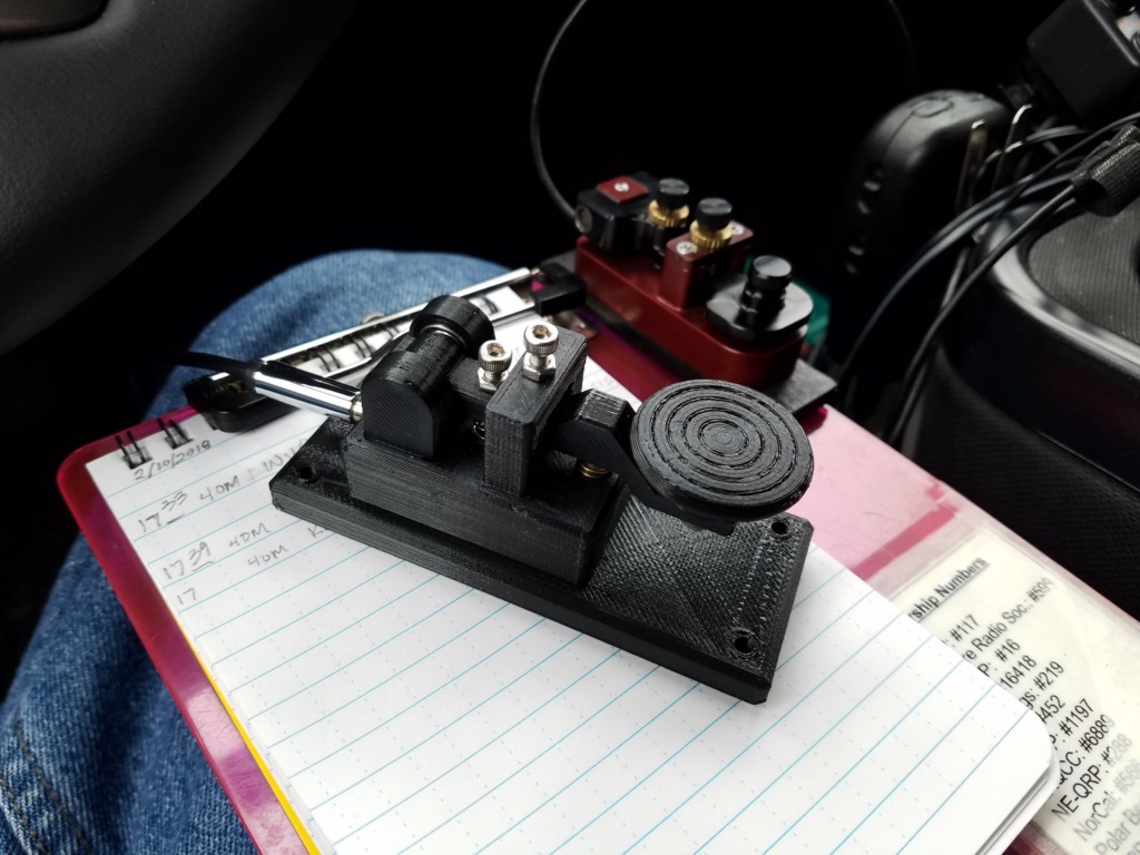 Micro Straight Key by KC5ILR – WB3GCK QRP Amateur Radio