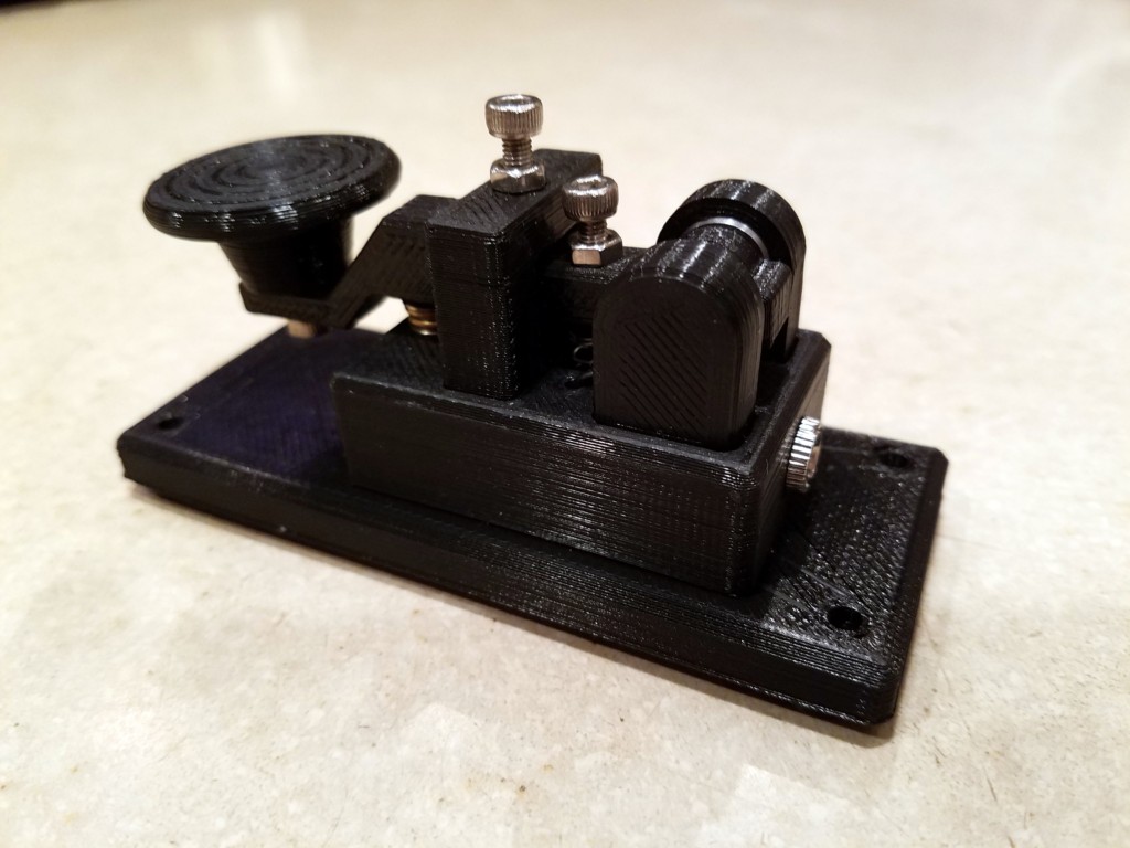 Micro Straight Key by KC5ILR – WB3GCK QRP Amateur Radio