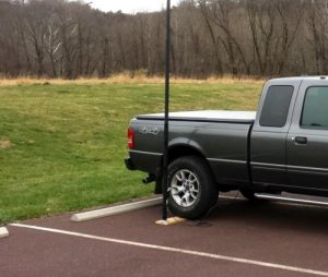Drive-on Portable Antenna Support – WB3GCK QRP Amateur Radio