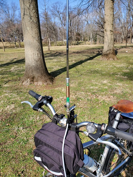 Bike-Portable with the AX1 – WB3GCK QRP Amateur Radio